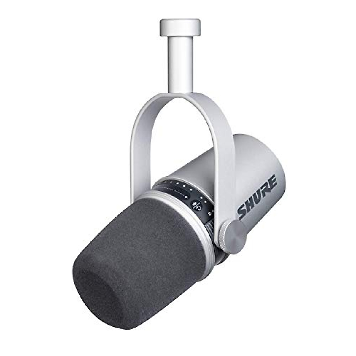 Shure MV7 USB/XLR Dynamic Microphone + SE215 Professional in-Ear Headphones for Podcasting, Recording, Streaming & Gaming, Built-in Headphone Output, Voice-Isolating Technology - Silver/Clear