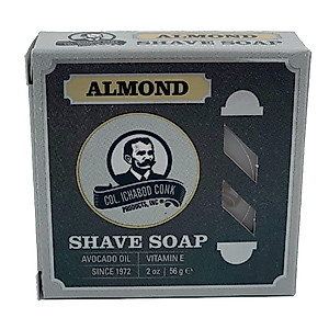 COL CONK ALMOND SHAVE SOAP