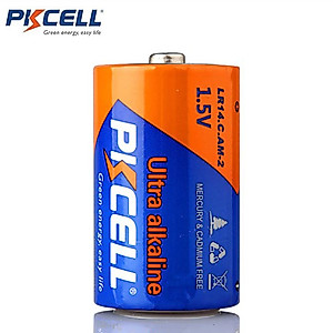 LR14 1.5V Alkaline C Battery for Electronic Toys 2pcs C Cell