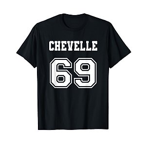 Jersey Style Chevelle 69 1969 Old School Muscle Car T-Shirt