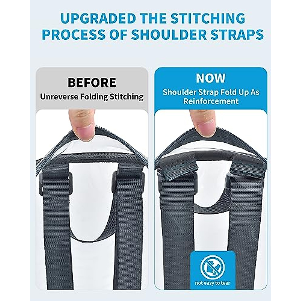 Lyingflat Clear Backpack Stadium Approved, Small Clear Backpack with Reinforced Shoulder Straps, Clear Bag Stadium Approved for Concert Sport Event Festival Work Travel -Grey