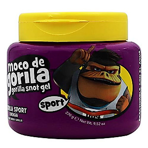 Moco de Gorila Gorilla Snot Gel Sport Energy Hair Styling Hair Gel, Reactivatable with water, Long-lasting Hold, 3-Pack of 9.52 Oz Each, 3 Jars