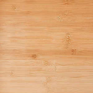 SJ Kitchen & Dining Wooden Serving Tray Set of 2 - Extra Large Tray with Handles 26" x 15" - Ottoman Coffee Table Decor & Durable Bed Tray for Serving Dishes, Premium Bamboo with 2 Coasters