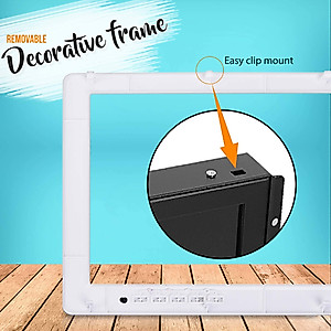 Pyle Inwall Video Monitor Display Screen - 15.4 Inch Full HD 1080p Universal Widescreen LCD Flush Wall Mount HDMI RCA Monitor w/VGA, RCA Audio, Wireless Remote, Frame Cover, Home/Car Use PLVW155U