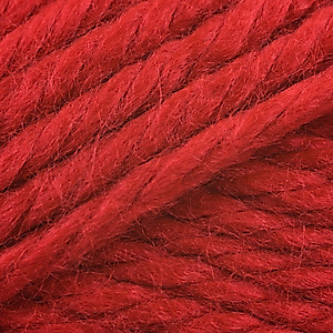 Lion Brand Yarn Hometown Yarn, Bulky Yarn for Knitting and Crocheting, Cincinnati Red, 192 Foot (Pack of 1)