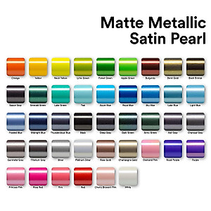 24"x60" (2FTx5FT) White Matte Metallic Satin Pearl Vinyl Wrap Sticker Sheet Film Car Auto Vehicle DIY Decal Bubble Free Air Release Self Adhesive Peel and Stick Free Tool Kit