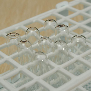 Plastic Test Tube Rack Detachable Holder Storage Stand, Holds 60, for 16mm Dia. Tubes White