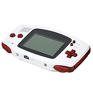 eXtremeRate Scarlet Red Replacement Full Set Buttons for Gameboy Advance GBA - Handheld Game Console NOT Included