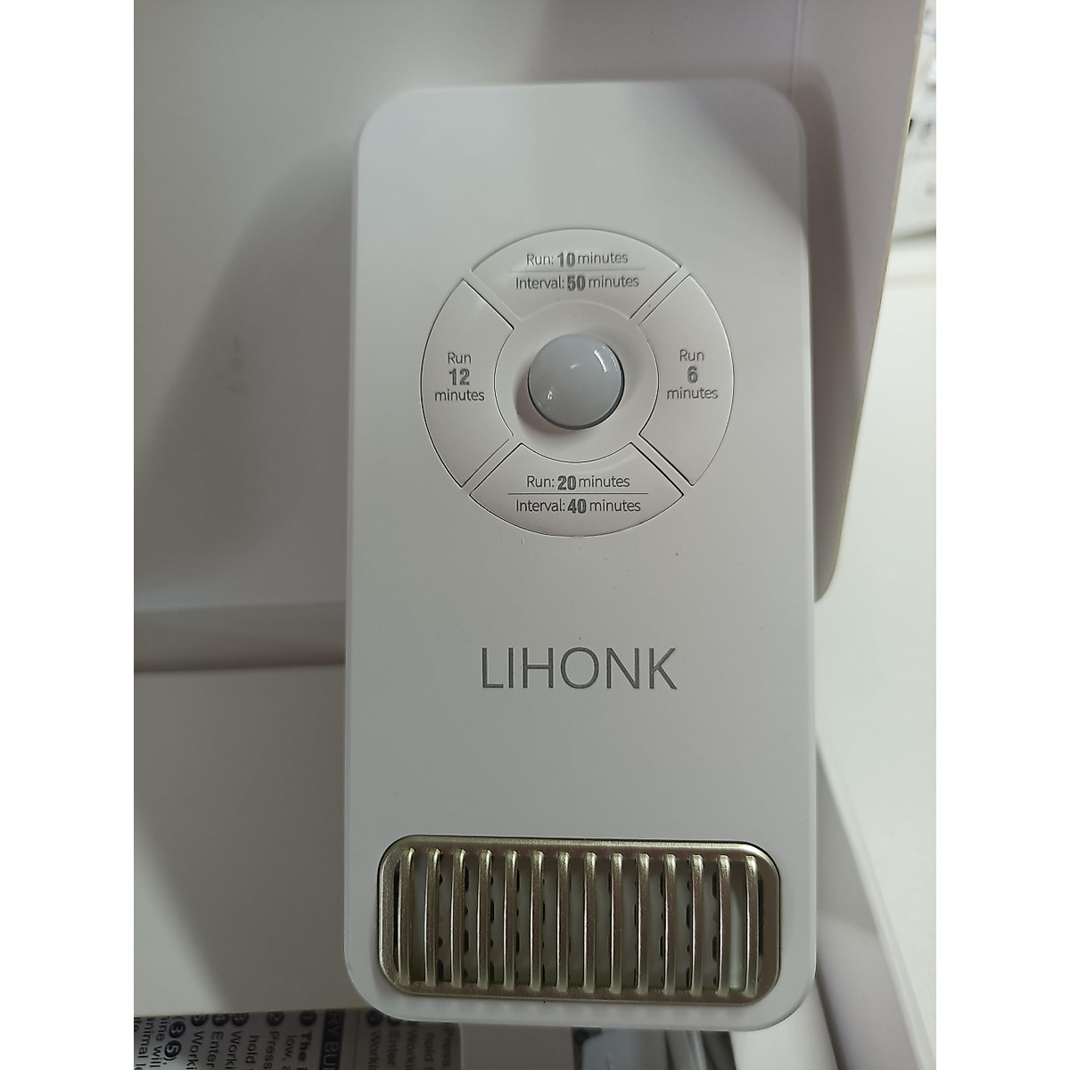 HAIDU LIHONK Small OZONE Air Purifier Air Fresheners For Bathroom - Cat Litter Box Deodorizer Plug In - Odors Eliminator DUST-FREE For Bed Refrigerator &Small Spaces