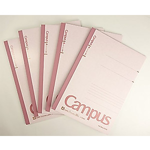 Five books set Roh-5AX5 50 pieces of Kokuyo Campus Notes No. 6 semi-B5 A ruled line (japan import)