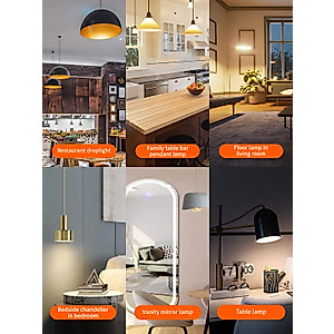 OMED 60w Equivalent Half Chrome Led 4 Pack Lights | 6Watt G25/G80 Silver Bowl Globe Shape LED Blub | Warm White 2700K Medium E26 Base Dimmable LED Filament 600 Lumens Vintage Bulb