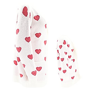 Unique Baby Girls Mommy and Me Valentines Day Kimono Sweater (Md, Red)