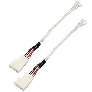 RED WOLF Car Front Door Pro Tweeter Speaker Wiring Harness for 2008-2022 Toyota RAV4 Camry 4Runner Highlander Scion, 2010-2019 Subaru Forester WRX Outback Factory Speaker Replacement Adapter Connector