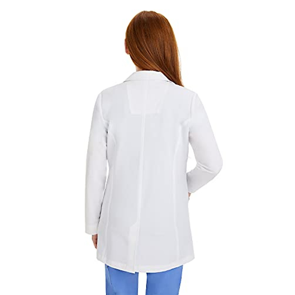 Healing Hands Lab Coat Women 3 Pocket Full Sleeve Mid-Length 5053 Faith The White Coat Minimalist Collection White S