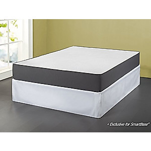 ZINUS SmartBase Bed Skirt / 16 Inch Drop / For Use with SmartBase / Easy On & Off Design, King