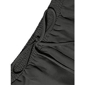 Avanova Womens Cargo High Waisted Pants with Pockets Drawstring Casual Joggers Grey X01 Medium