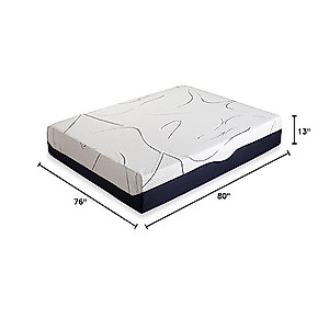 Night Therapy MyGel 13 inch Memory Foam Mattress, King