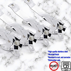 Nickle Plated Manual Can Opener with Can Tapper Small and Easy to store Perfect for Camping(Pack Of 2) - By RamPro