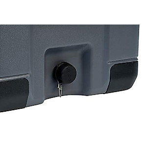 Igloo BMX 52 Quart Cooler with Cool Riser Technology, Fish Ruler, and Tie-Down Points - 16.34 Pounds - Carbonite Gray and Blue