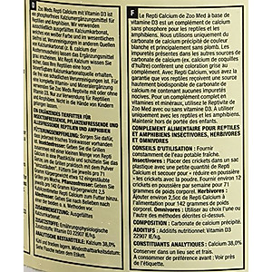 Zoo Med Reptile Calcium with Vitamin D3, 8-Ounce