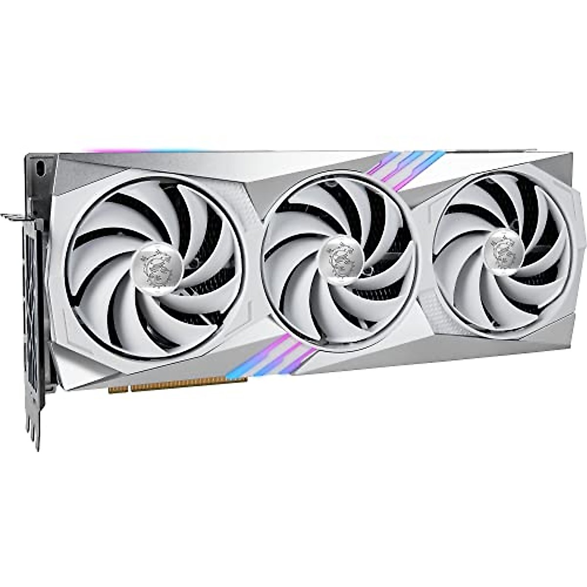 MSI Gaming GeForce RTX 4070 Ti 12GB GDRR6X 192-Bit HDMI/DP Nvlink Tri-Frozr 3 Ada Lovelace Architecture Graphics Card (RTX 4070 Ti Gaming X Trio White 12G)