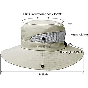 Womens Sun hat Ponytail Hat Outdoor UV Protection Beach Sun Hats Foldable Summer Wide Brim Bucket Hats m