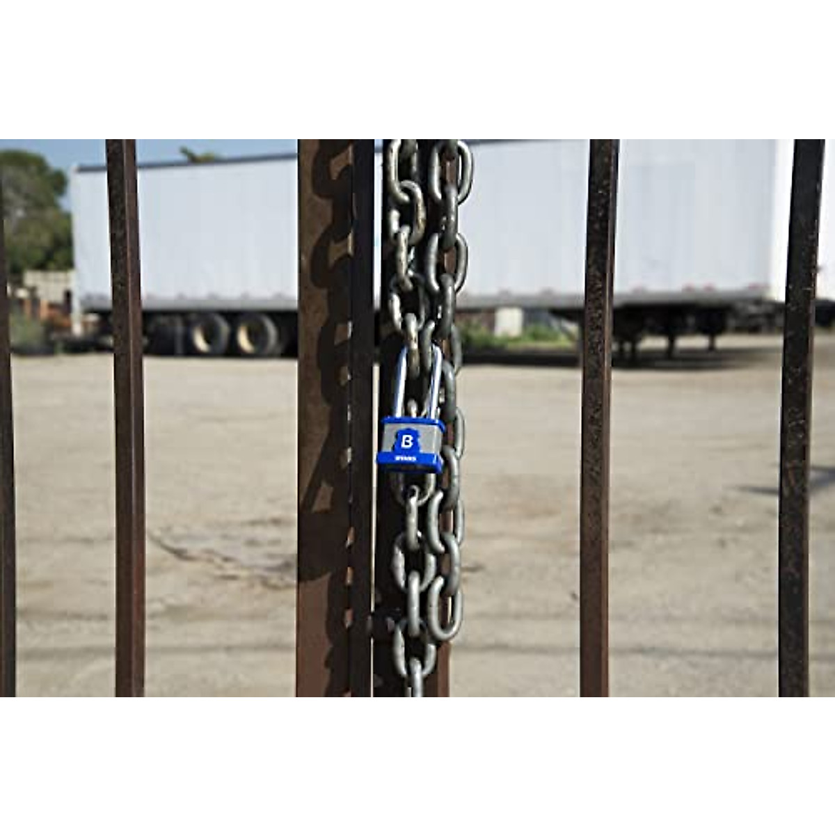 BRINKS - 44mm XT Series Commercial Laminated Steel Padlock with 2 3/8" Shackle, 2-Pack - Weather Resistant and Hardened Boron Steel Shackle