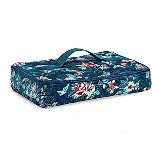 Vera Bradley Women's Cotton Heat Resistant Casserole Carrier, Rose Toile - Recycled Cotton, One Size