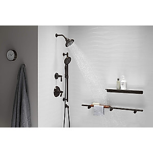 KOHLER 22163-2BZ Bancroft Multi-Function Handshower, Handheld Showerhead with 3 Spray Settings, 2.5 GPM, Oil-Rubbed Bronze