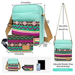 Kemy's Small Canvas Crossbody Bag for Teen Girls, Lightweight Messenger Shoulder Bags Cross Body Purse for Girls and Women