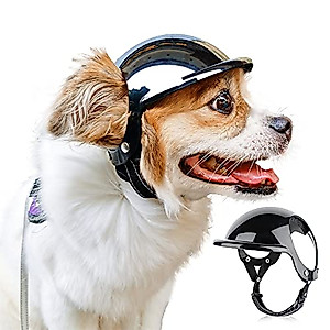 Pet Helmet Dog Motorcycle Helmet Dog Hard Hat Outdoor Sport Pet Cap for Cats, Small, Medium, Large Dogs (Large)