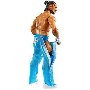 WWE Angel Garza Elite Collection Action Figure, 6-in/15.24-cm Posable Collectible Gift for WWE Fans Ages 8 Years Old & Up