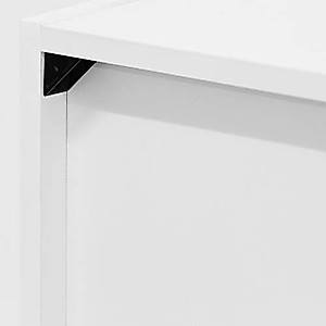Furinno Luder Bookcase / Book / Storage , 5-Cube, White