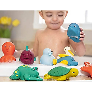 Battat – Bath Tub Squirters – Sea Animals Bundle – Water Squirt Animals – Bath & Beach Toys – 10 Months + – Sea Bath Buddies + Best Friends Bath Buddies