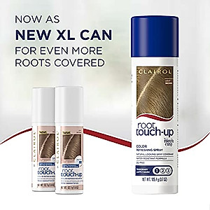 Clairol Root Touch-Up Temporary Spray, Light Brown Hair Color, 1.85 Ounce (Pack of 2)
