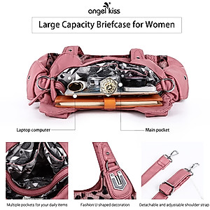 Angelkiss Purses and Handbags for Women Washed Vegan Leather Crossbody Hobo Satchel Shoulder Tote Purse