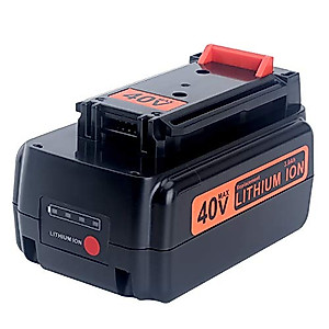 Lasica 2Pack 40V MAX Batteries LBX2040 Replacement for Black and Decker Lawn Mower 40V Battery Compatible with Black & Decker 36V and 40V MAX Cordless Tools LCS1240B LSWV36 LST136B LHT341FF LGC120AM