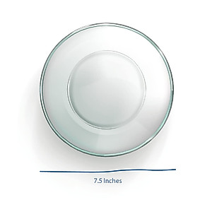 SEDLAV Round Clear Glass Dinnerware Set (12 Pieces)