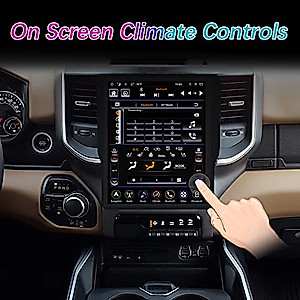 LINKSWELL GEN IV 12.1 Inch Radio Replacement for RAM 2019 2020 2021 Trucks New Body Style 1500/2500/3500 Android 8.1 T-Style Car Stereo Touch Screen Head Unit Multimedia Bluetooth GPS Navigation