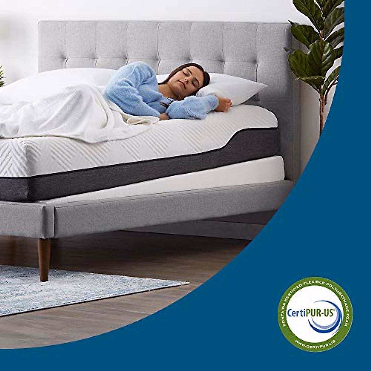 LUCID Mattress Elevator Base - Affordable Adjustable Base Alternative - 7-Inch Lift