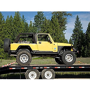 Mac's Tie-Downs 511108 Black Super Pack with 8' x 2" Combination Axle Straps