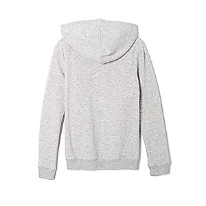 French Toast girls Zip Front Fleece Hoodie School Uniform Coat, Heather Gray, 7 8 US