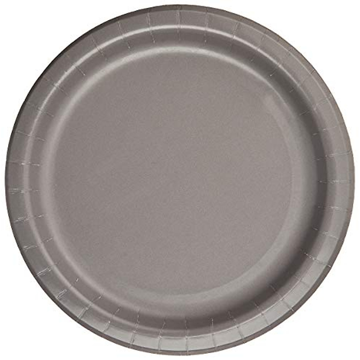 Creative Converting 339639 DINNER PLATE, 9 in, 24 ct, Gray