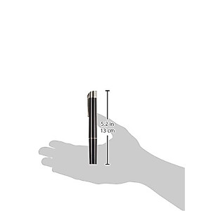 Grafco Reusable Penlight- Medical Pocket Pen Light for Doctors and Nurses, Black, 1290 B