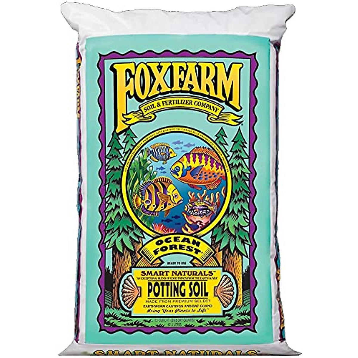 Fox Farm Ocean Forest Potting Soil, 1.5 cu ft (1 Pack) (FFOF1.5)