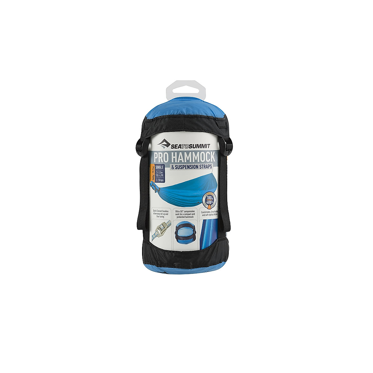 Sea to Summit Pro Hammock Set with Suspension Straps, Single, Blue