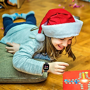 SimpleThings Braided Band Compatible with Cosmo JrTrack 3/Cosmo JrTrack 2 SE/Cosmo JrTrack 2/Cosmo JrTrack Smartwatch, 2Pack Stretchy Nylon Strap with Snap-on Clasp