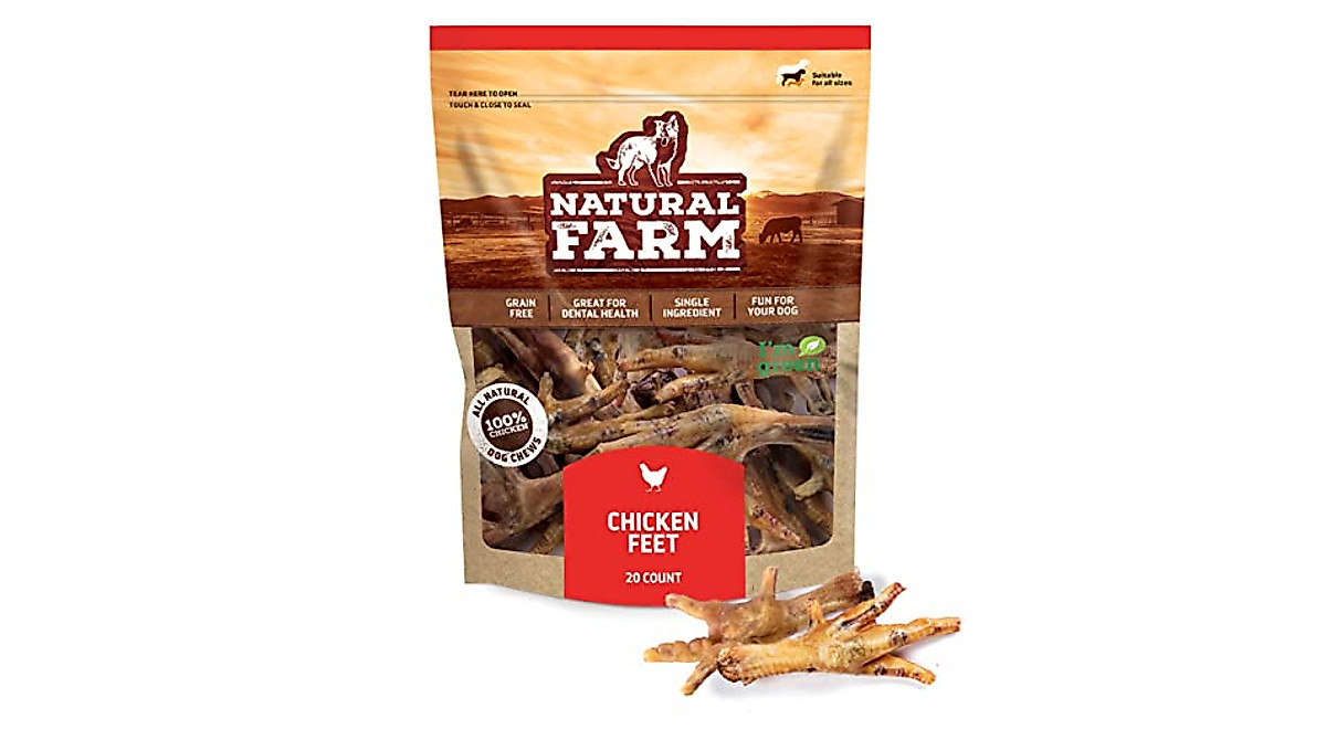 Natural Farm Nail-Free Chicken Feet for Dogs - Healthy Treats