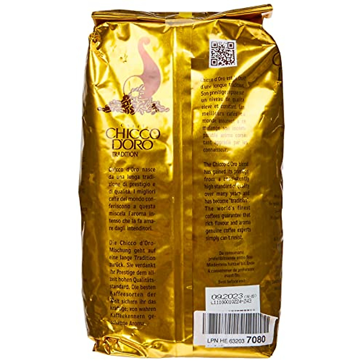 Caffè Chicco d'Oro Tradition Whole Bean 1000g