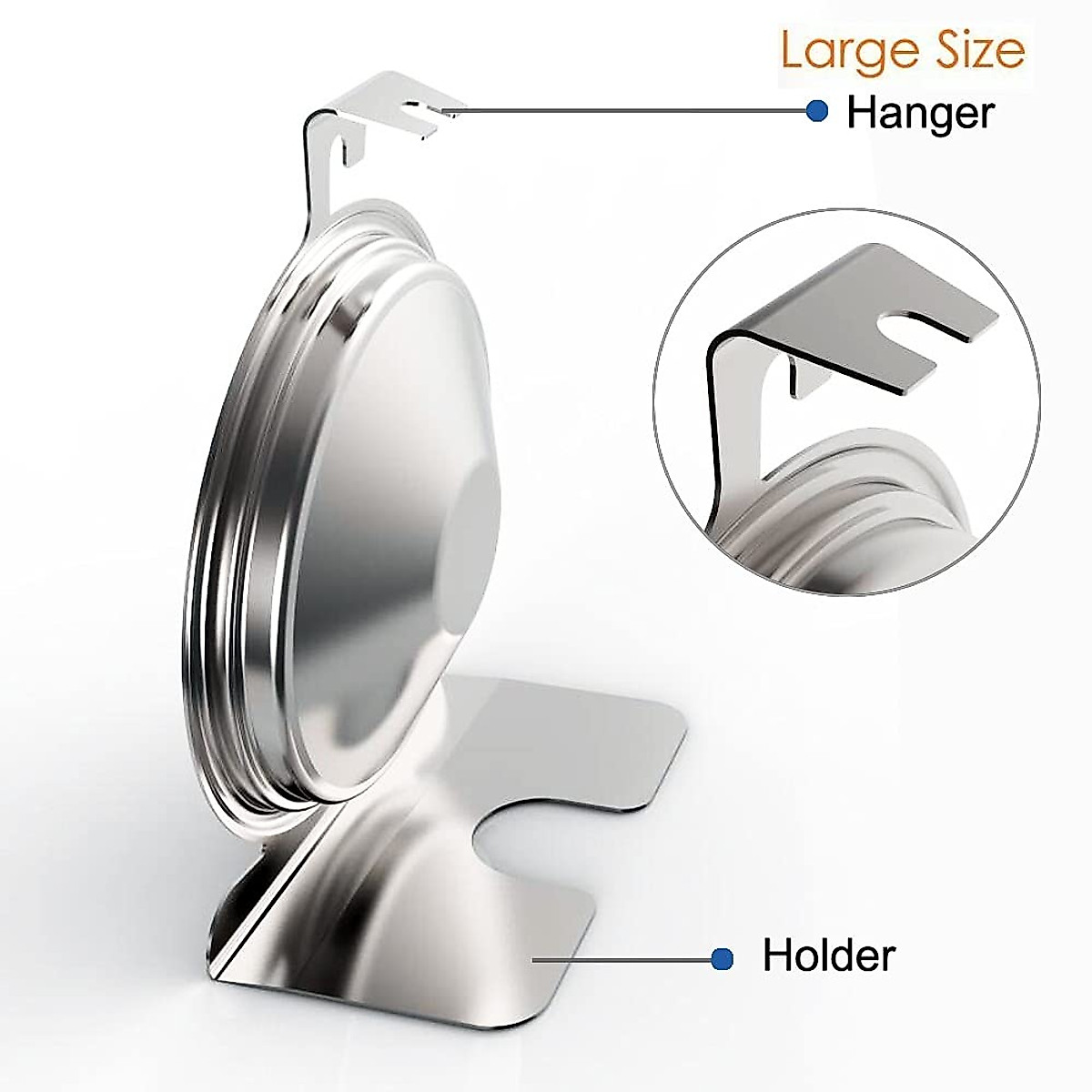 Efeng Large 3.5" Oven Thermometers for Gas/Electric Oven with Large Hanger&Base,Safety Leave-in Oven,Easy to Read Large Number,No Fading Color for Long time Cooking